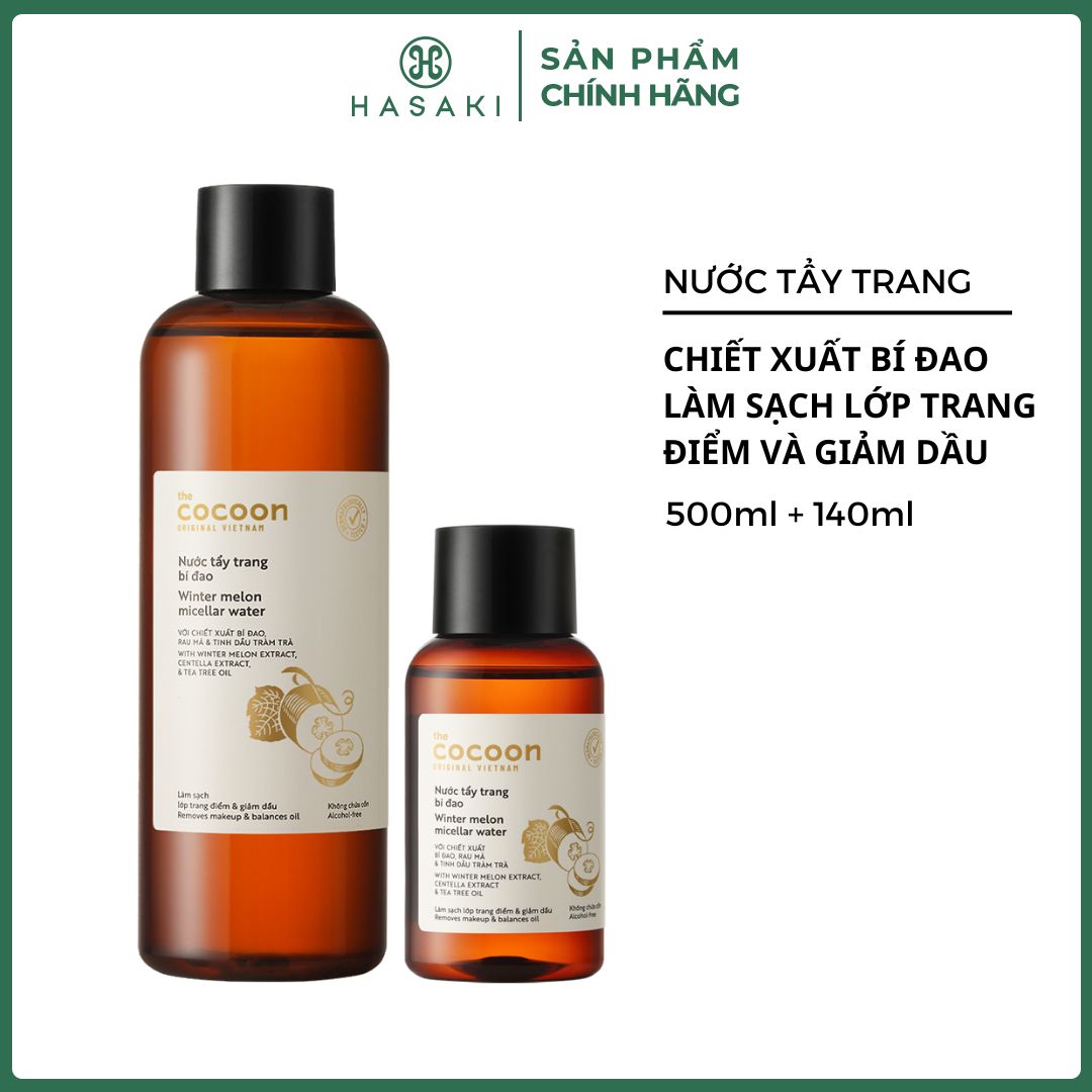 [GIẢM 20%-NHẬP MÃ: 77LAZSOCIAL100K][Combo] Nước Tẩy Trang Cocoon Bí Đao ...