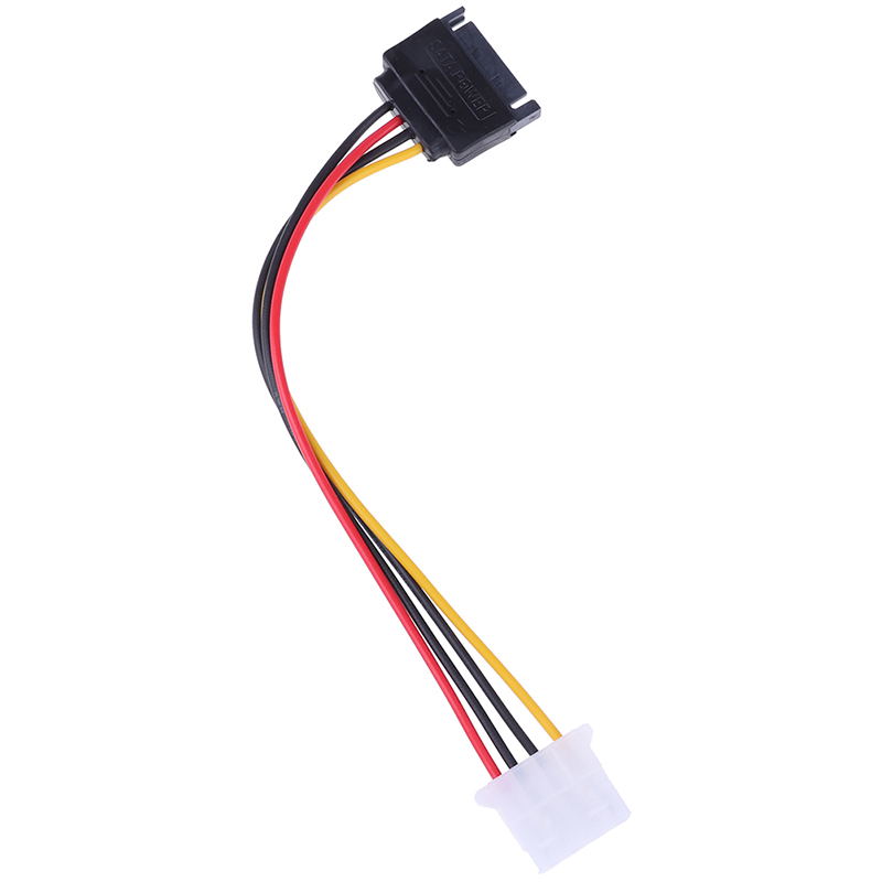 PERNG TEHE SATA TO IDE Power Cable 15 Pin SATA Male to Molex IDE 4 Pin ...