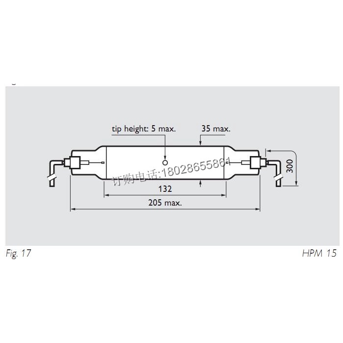 Dr. Fischer (Philips) HPM 12 HPM 13 15 17 1kw 2kw Ống Phơi Sáng - MixASale