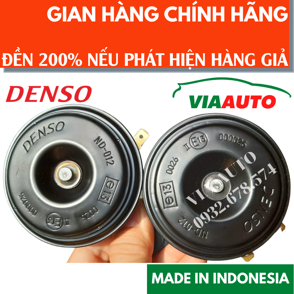 Còi đĩa Denso 24v 2 jack chính hãng cho nhiều loại xe ôtô (JK272000 ...