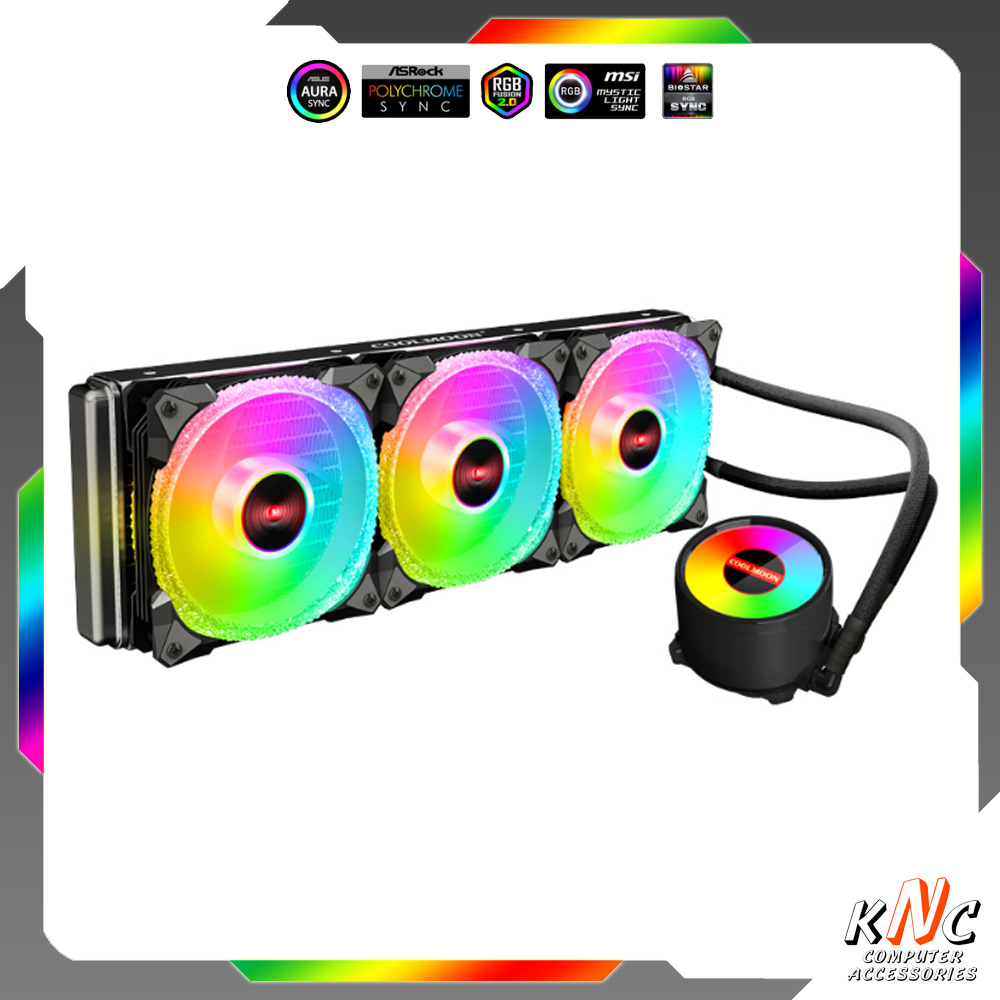 Tản Nhiệt Nước Coolmoon AR240 240mm 5V ARGB - Liquid CPU Cooler I Máy Tính Quốc Dũng - MixASale