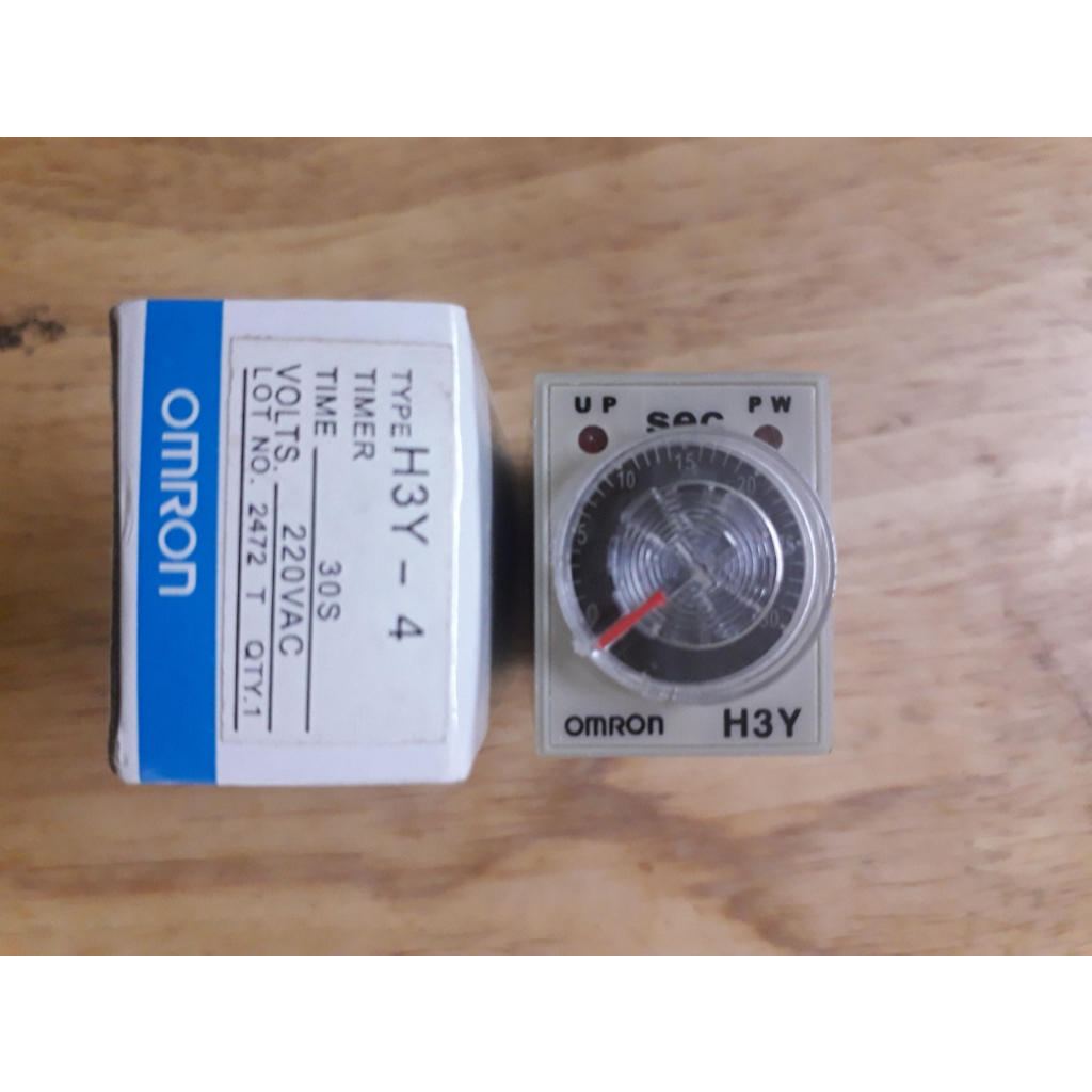 Rơ le thời gian OMRON 8 chân nhỏ 220V 30 giây, relay thời gian 220v 30s, H3Y-4, 5A | Lazada.vn