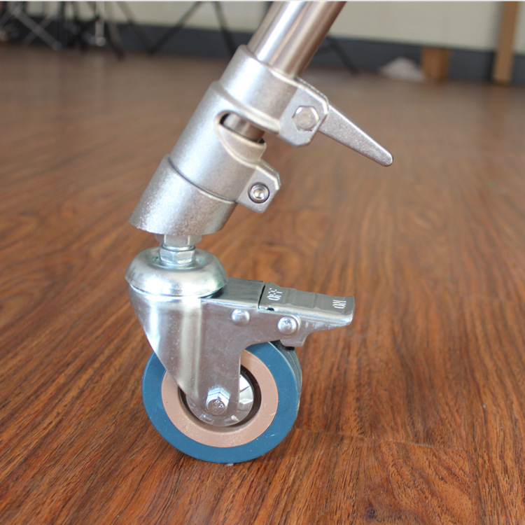 Bộ 3 Bánh Xe Con Lăn Bánh Xe Đẩy 24mm Cho Chân Đèn Chữ C INOX HỖ Trợ Di Chuyển Tiện Lợi Chắc ...