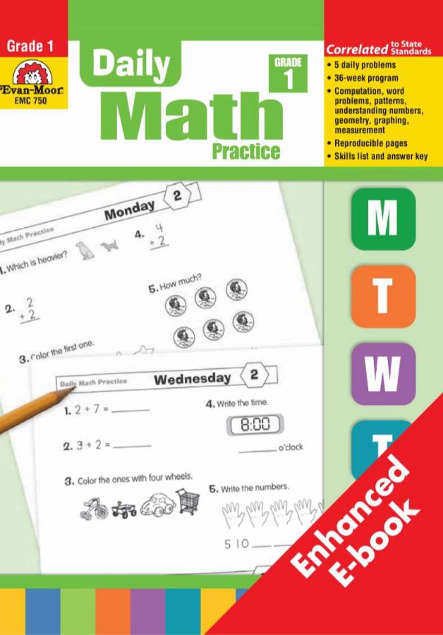 Daily math practice - Grade 123456 - MixASale