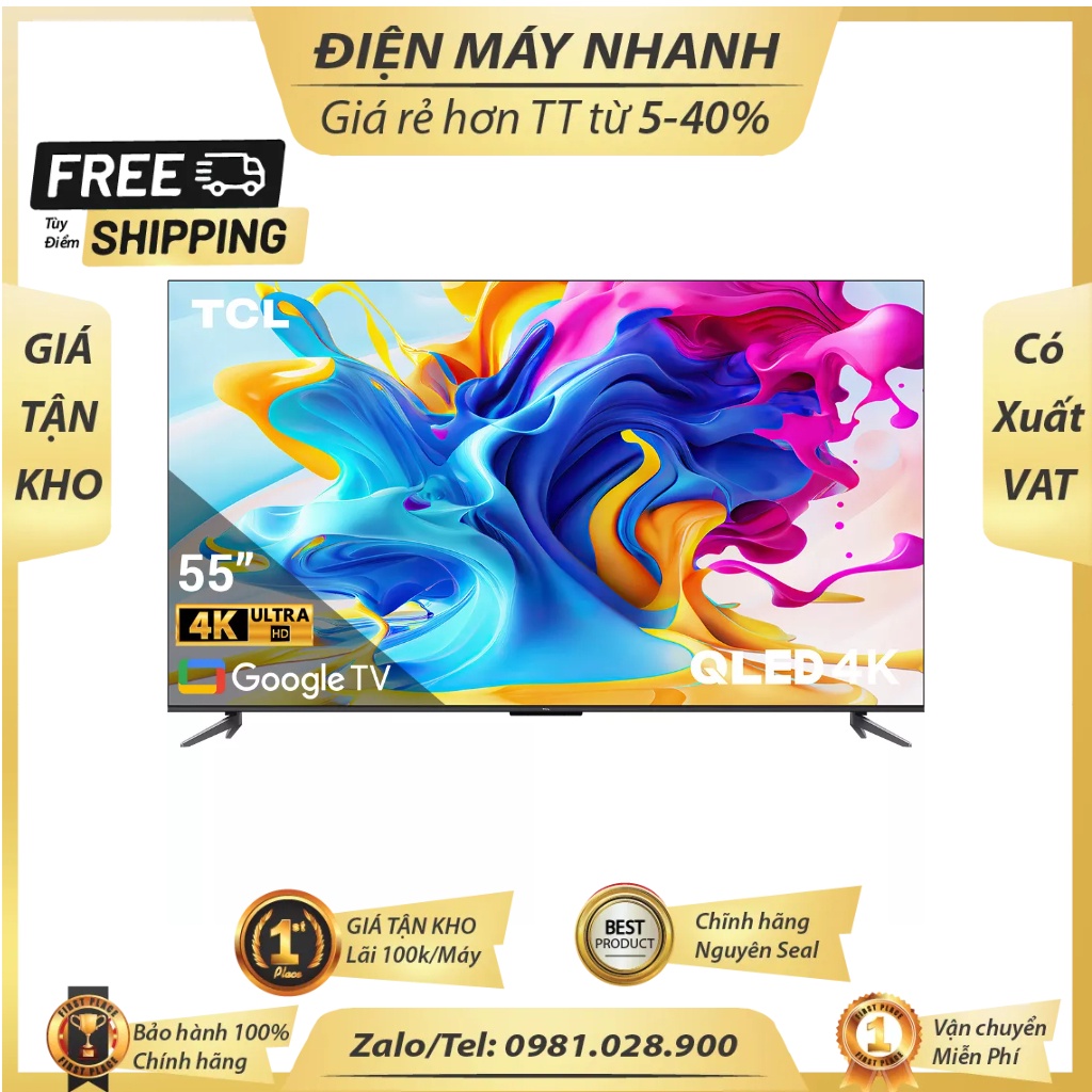 SẢN PHẨM MỚI 2023 QLED TV 4K UHD - Tivi 75 inch - 75C845 - Google TV ...