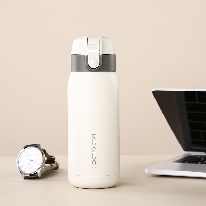 Bình giữ nhiệt Lock&Lock CHUBBY One Touch LHC3233 370ml - Trắng Ngà ...