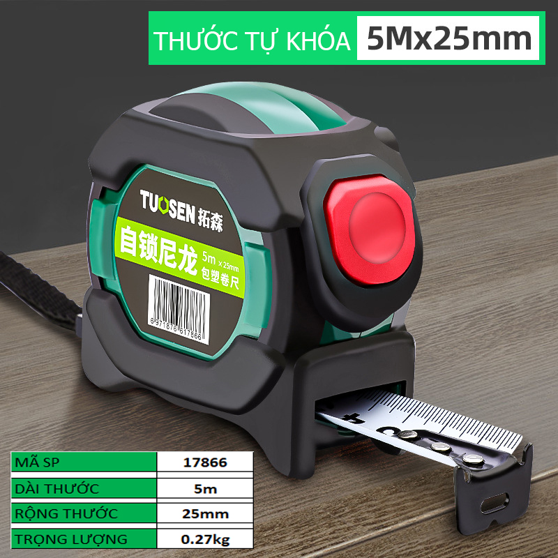 Thước cuộn, thước rút, thước kéo dài nhiều kích cỡ chủng loại 3m, 5m, 7 ...