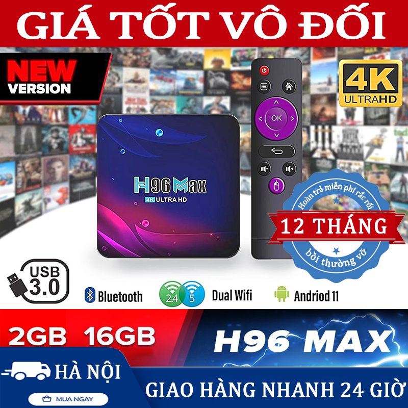 Android tivi box T95 RAM 4G/ROM 32G Android 10.0 cấu hình mạnh - học ...