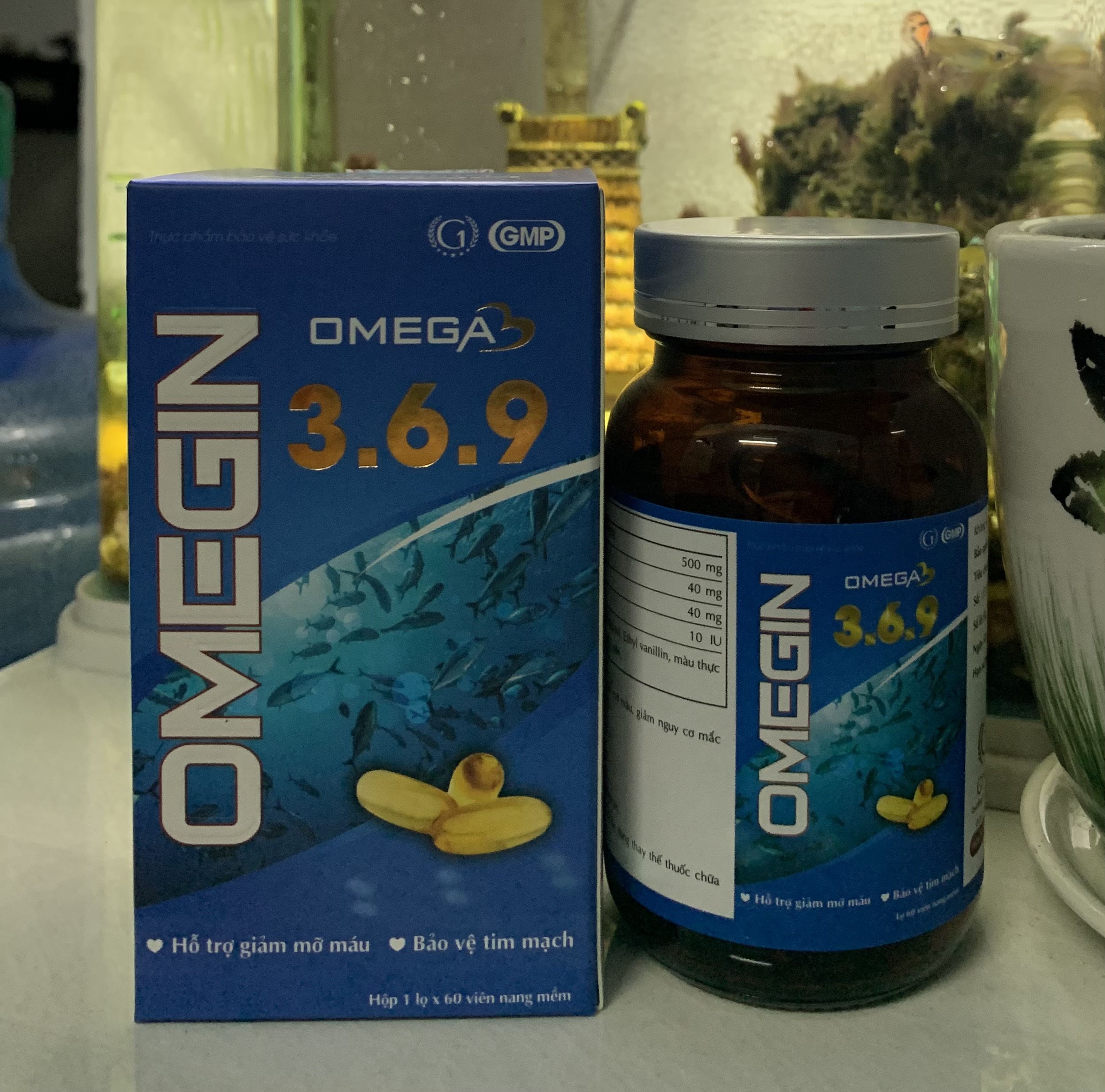 [HCM](CHÍNH HÃNG) Viên Uống OMEGIN OMEGA 369 Hỗ trợ giảm mỡ máu bảo vệ ...