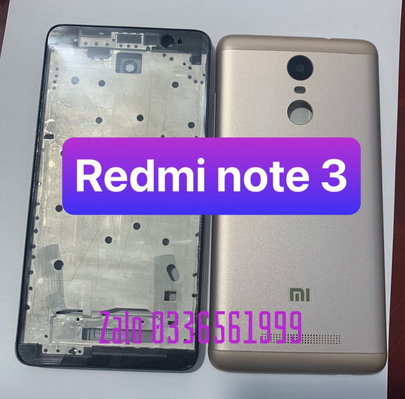 bộ vỏ xiaomi redmi note 6 pro - gồm lưng , sườn , phím , kính camera - MixASale