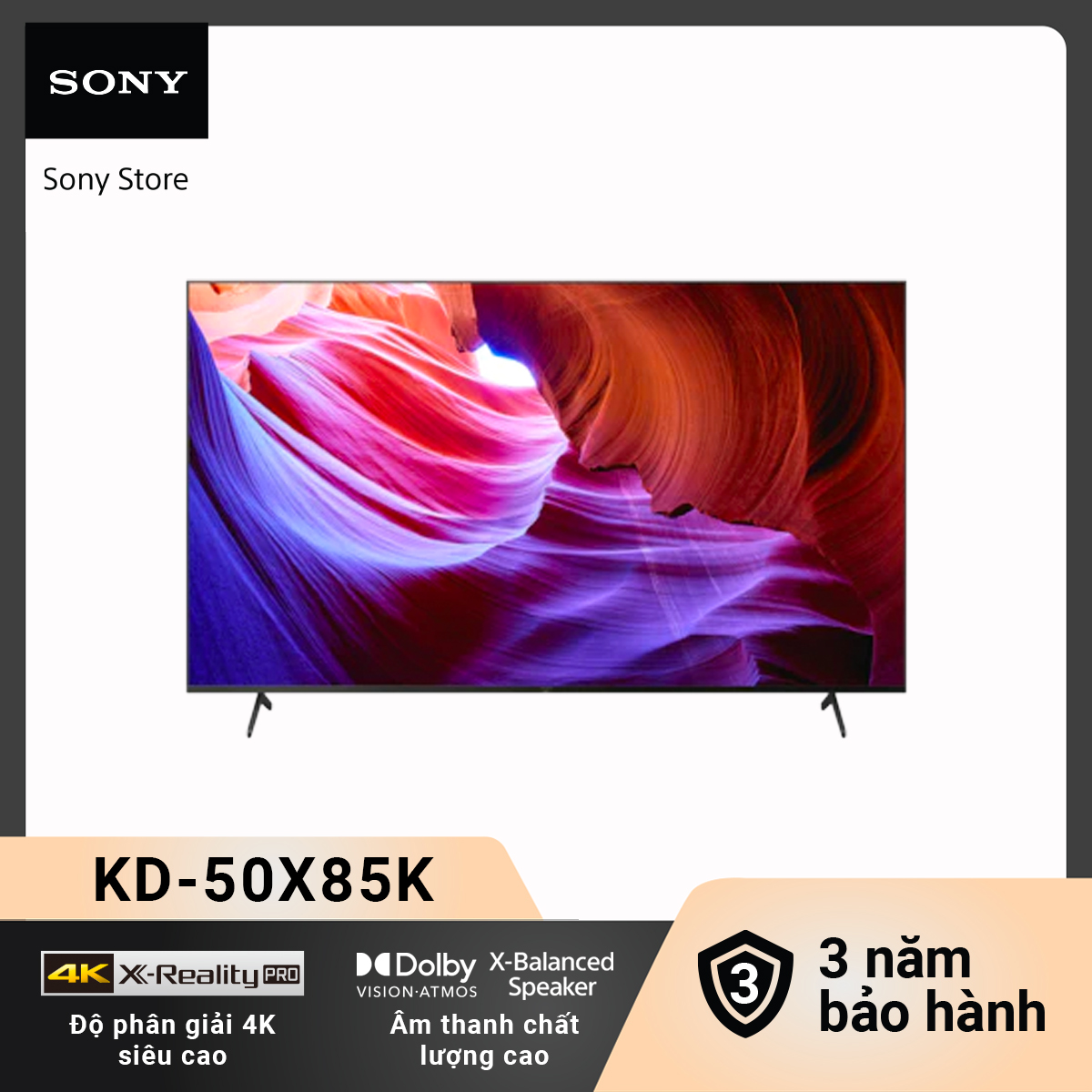 Tivi 50 inch 50X85K 4K Ultra HD Dải tần nhạy sáng cao (HDR) Smart TV ...