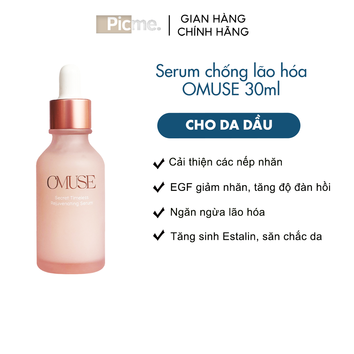 Tinh Chất Chống Lão Hóa OMUSE Secret Timeless Rejuvenating 30ml | Lazada.vn