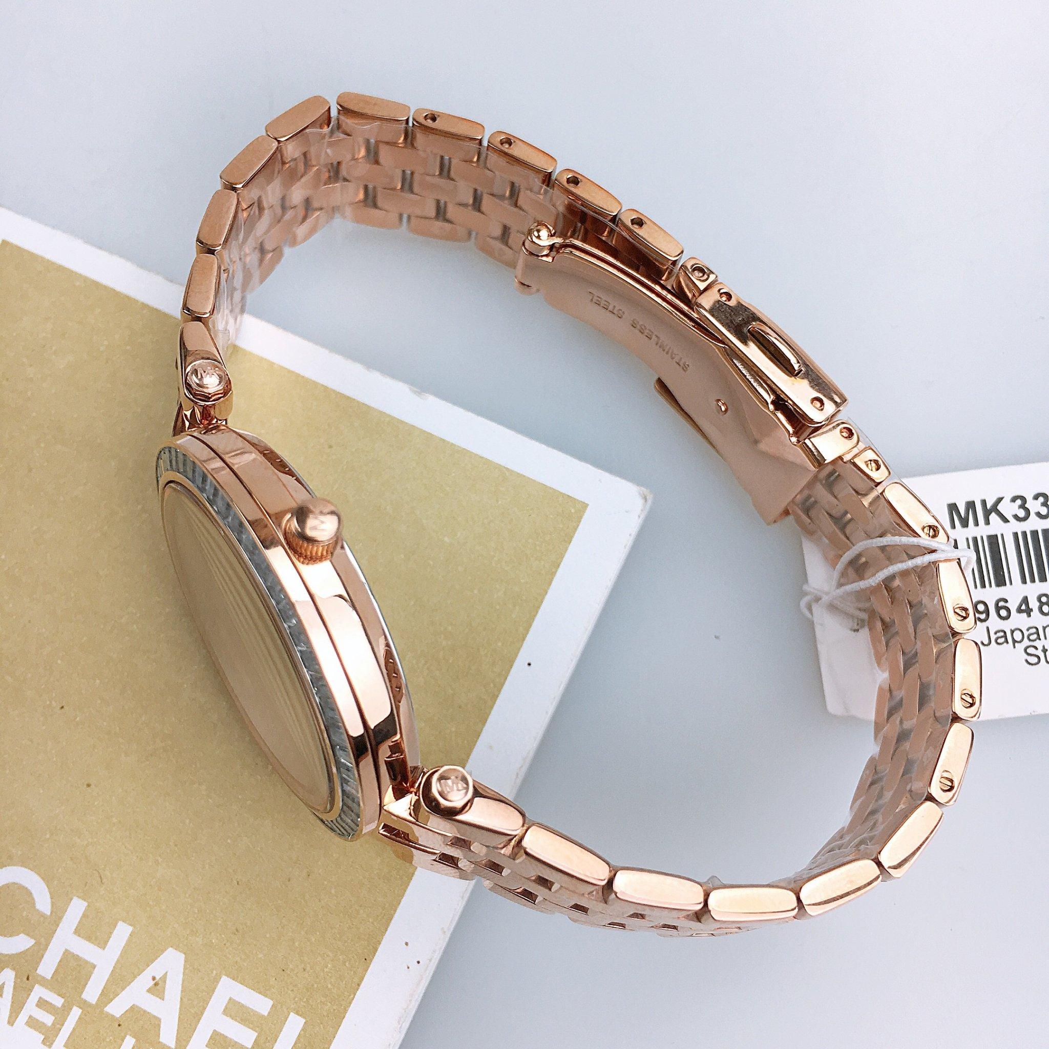 Đồng Hồ Nữ MK3366 Michael Kors Rose Gold-Tone Darci Watch - MixASale