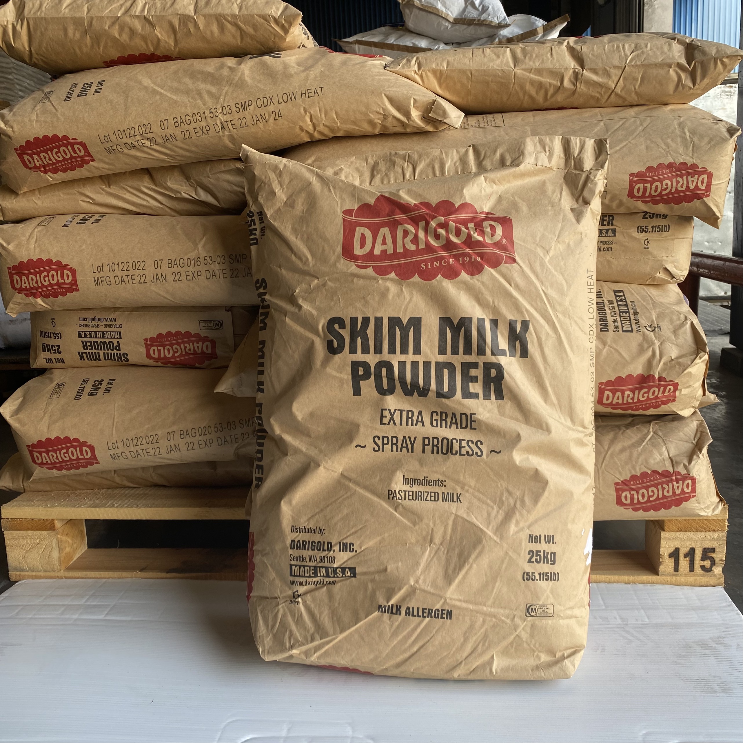 Sữa Bột Gầy Tách Béo Cao Cấp Skim Milk Powder Nhập Khẩu Mỹ 1kg Mixasale