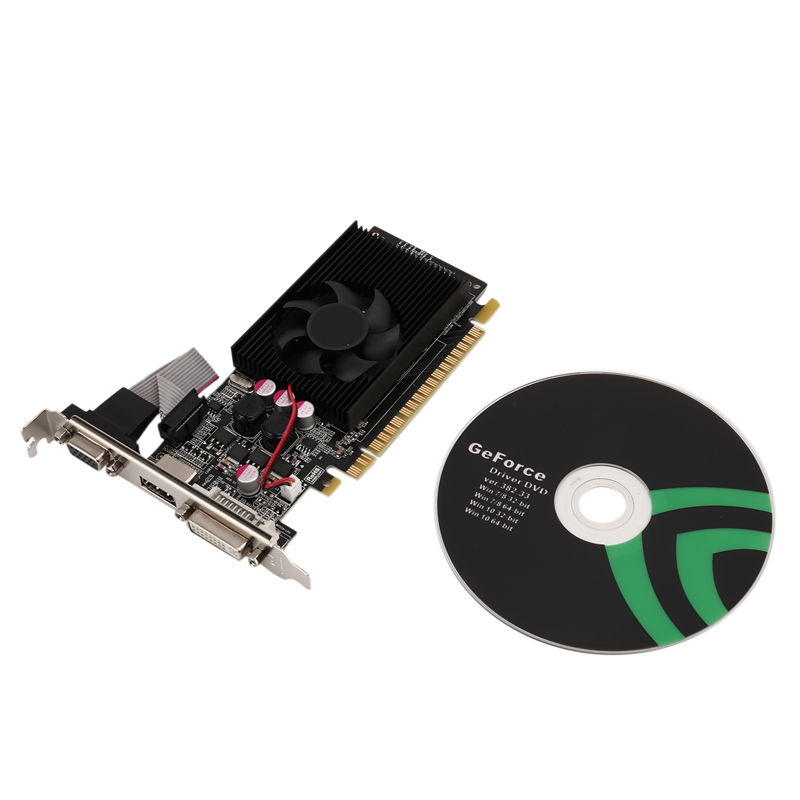 Professional GT730 2GB 2GB DDR3 Graphics Card Green 64bit DVI VGA GPU ...