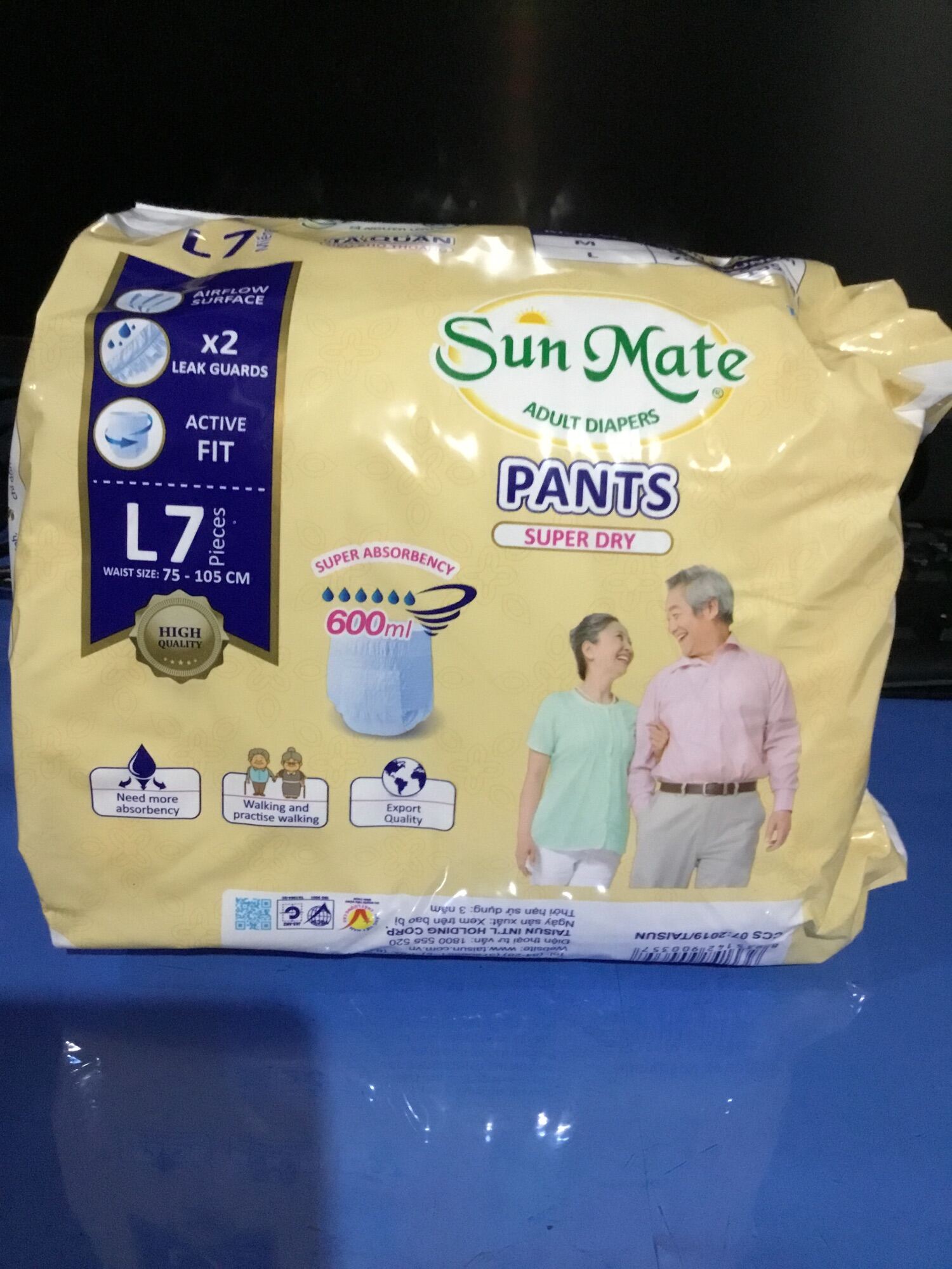 HCMCombo 2 gói tã quần Sunmate size L8 (8 miếng x 2) - tã quần người ...