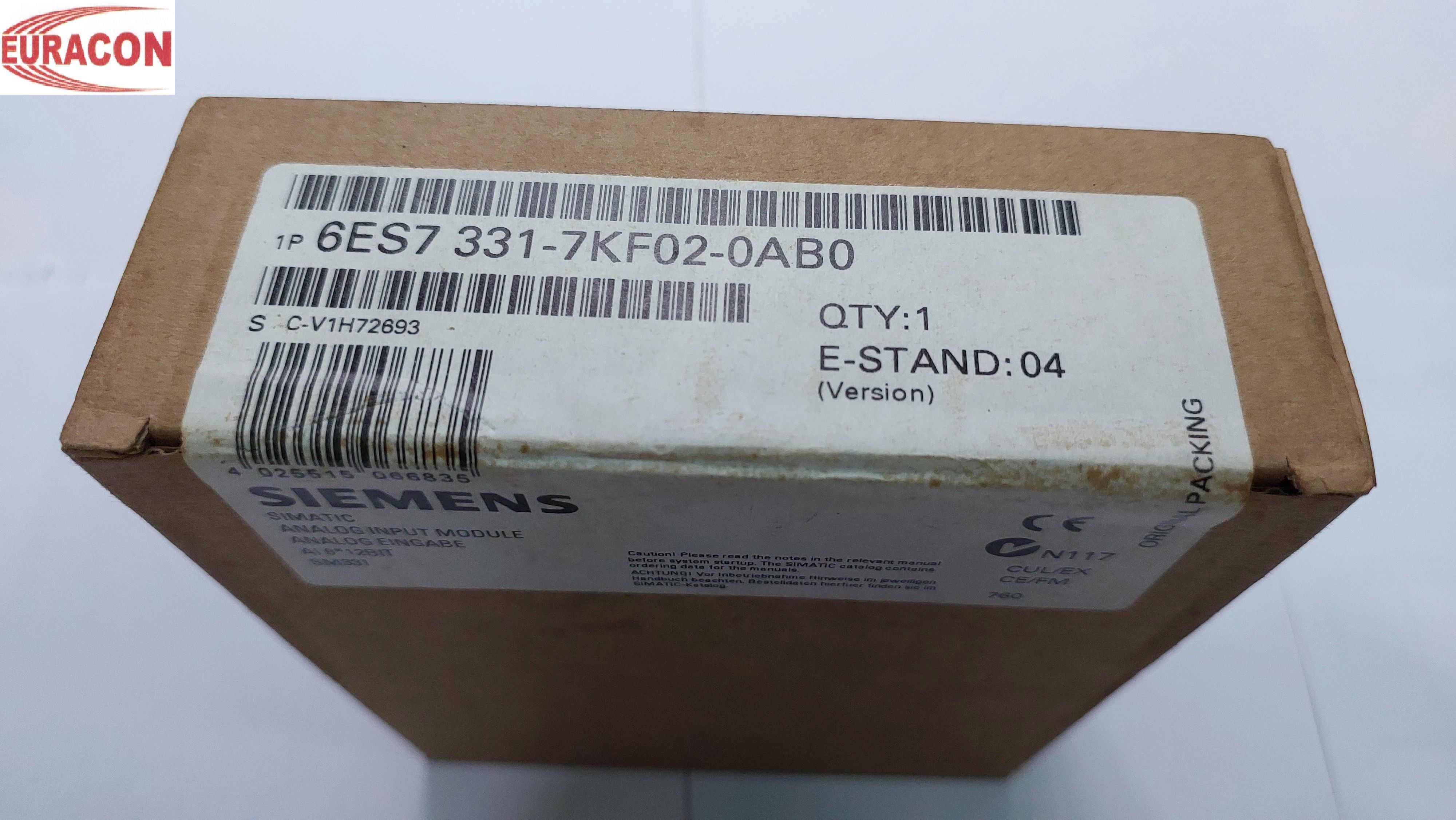 PLC Siemens module 6ES7 331-7KF02-0AB0; Analog input 8 x 12bit 6ES7 331 ...