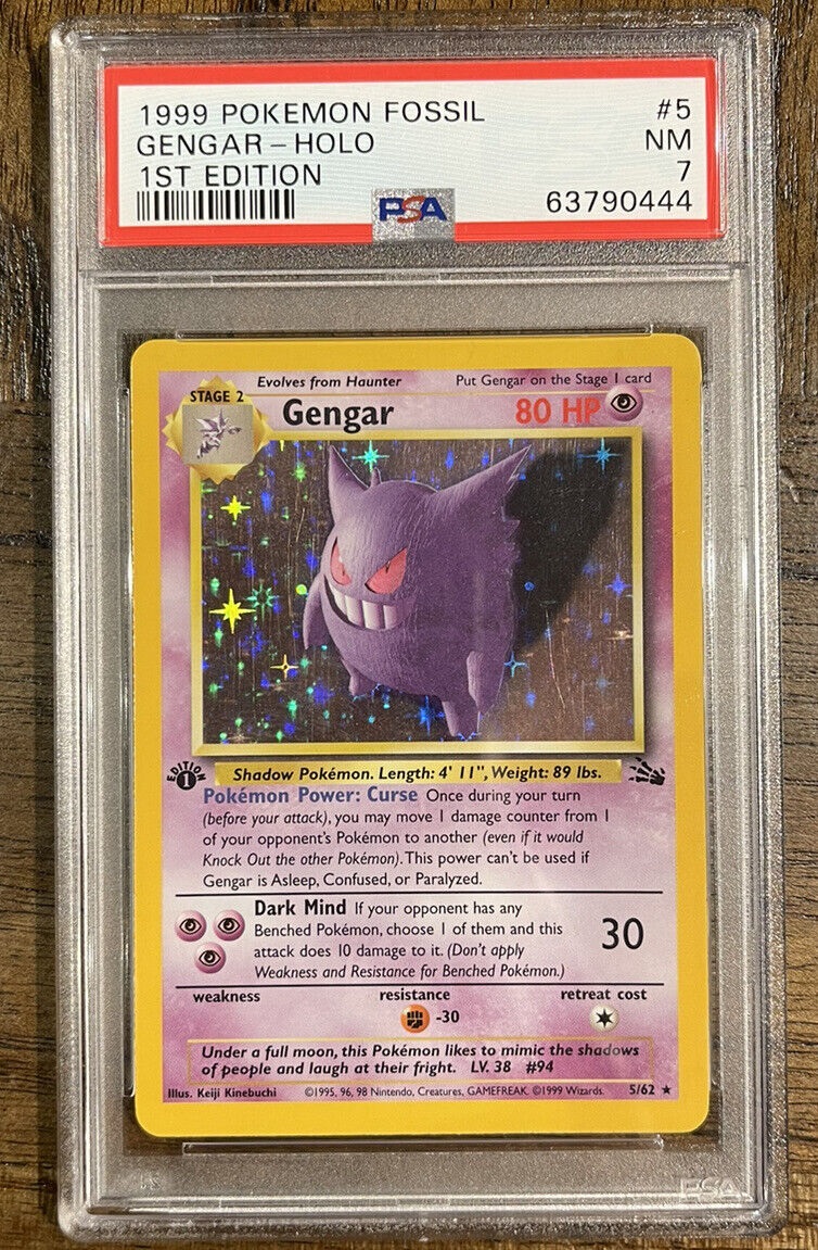 Thẻ nitendo 2006 Pokémon Gengar 5 62 bóng ma tiến hóa cấp 3 Tặng PVC ...