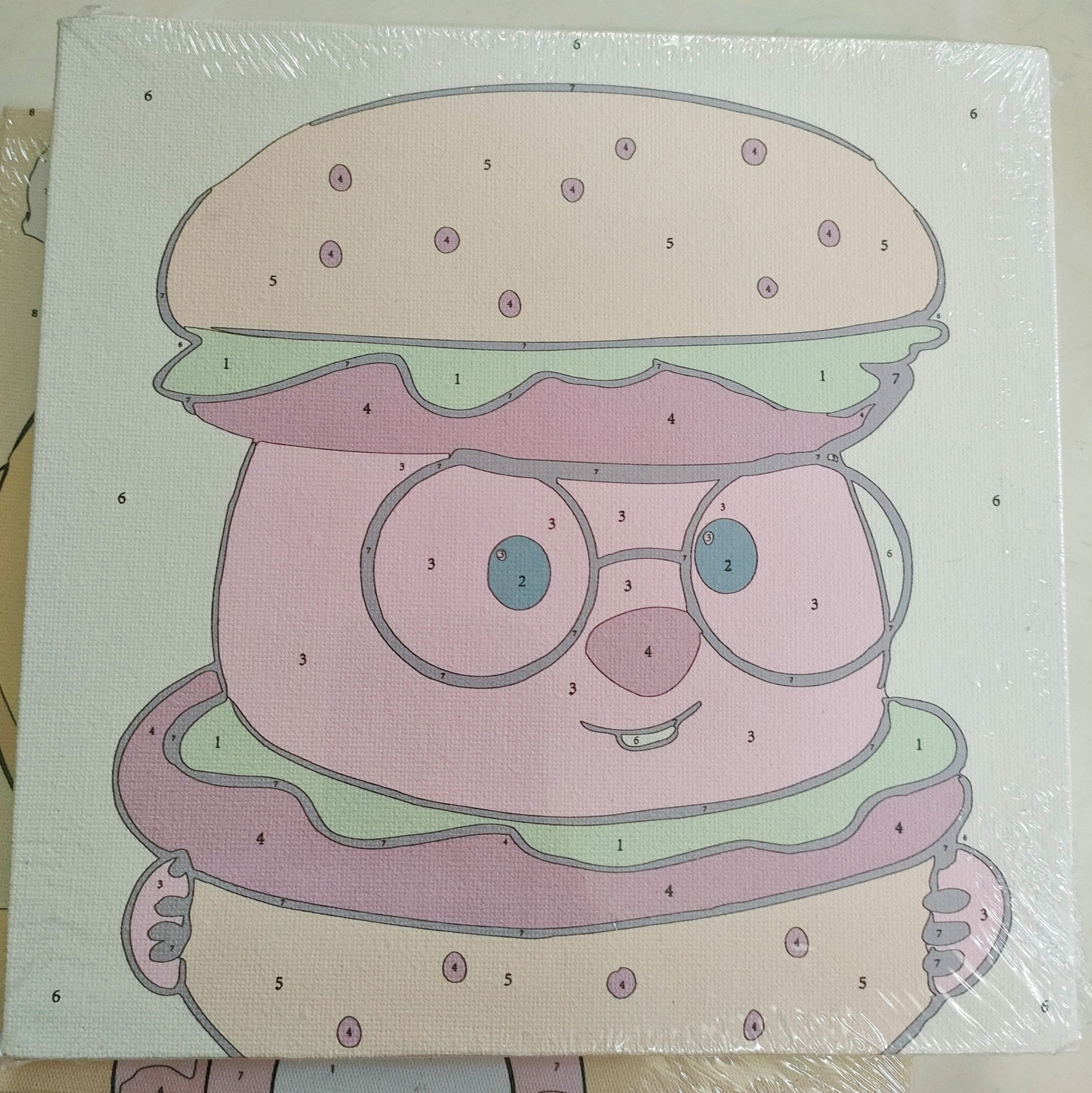 Tranh tô màu , tranh đính đá dễ thương capybara ,loopy , labubu ...