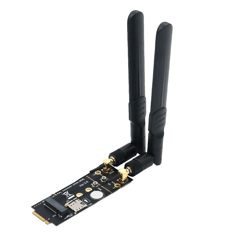 1 Set M 2 Adapter M 2 NGFF Key B Adapter With SIM Card Slot And 1 Set M 2 Adapter M 2 NGFF Key B Adapter With SIM Card Slot And