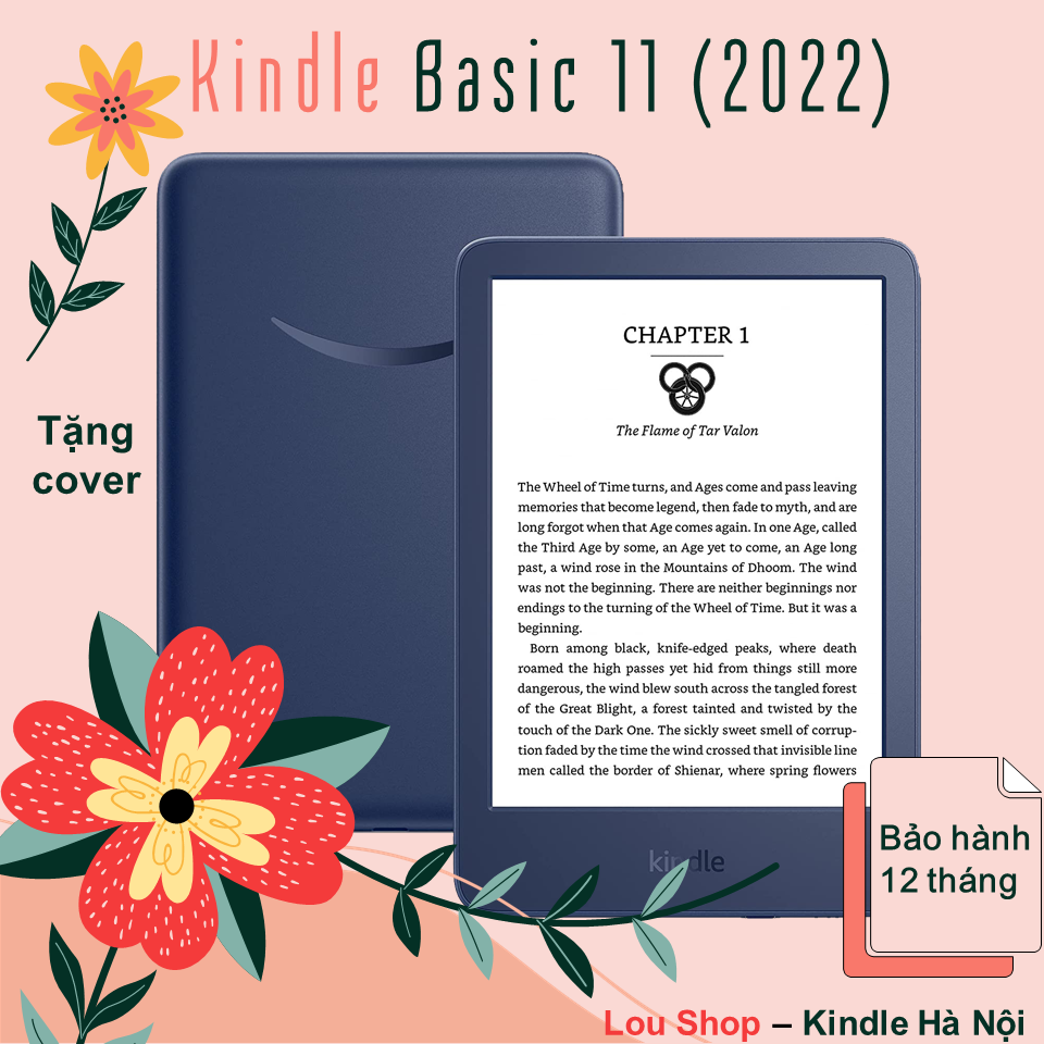 Máy đọc sách Kindle 2022 11th (Kindle basic 2022) có đèn nền 6inch ...