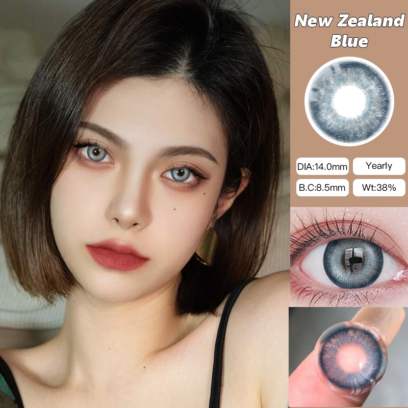 Mrs.H Graded Big Eyes blue lens collection Colored Contact Lens Natural ...