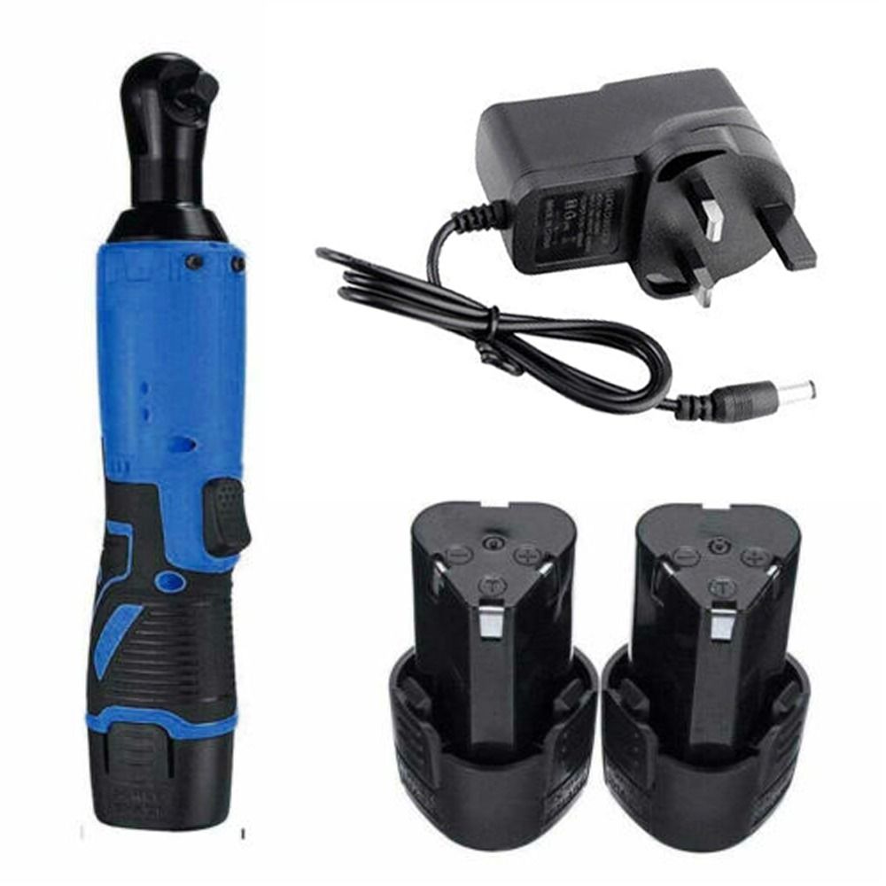 IOPOIT Portable LED Light Drill Cordless Electric Ratchet Wrench 3/8 ...