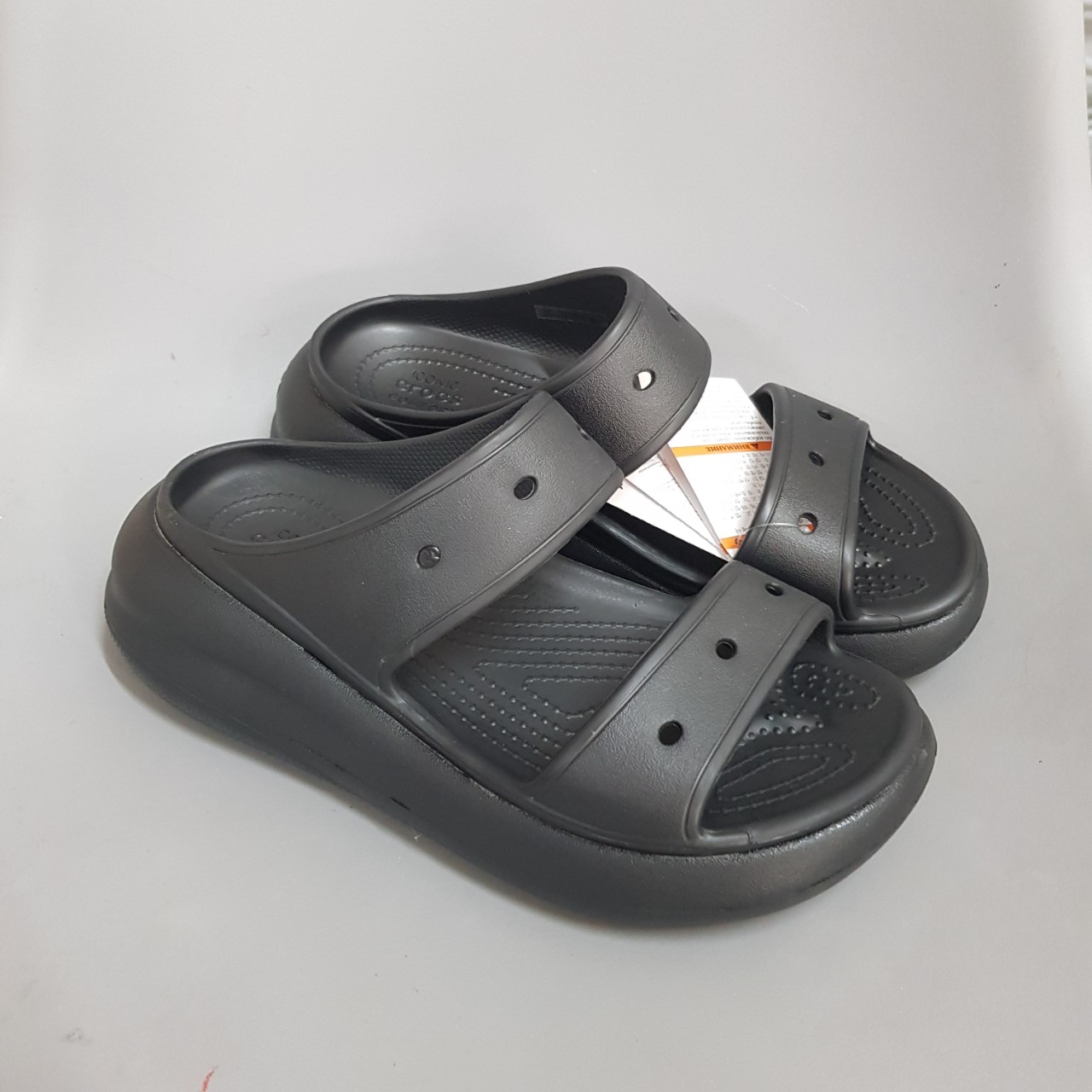 Dép Crocs Đế Cao 7P 2 Quai Cho Người Lớn Nữ. Sản Phẩm Cao Cấp, Nhựa ...