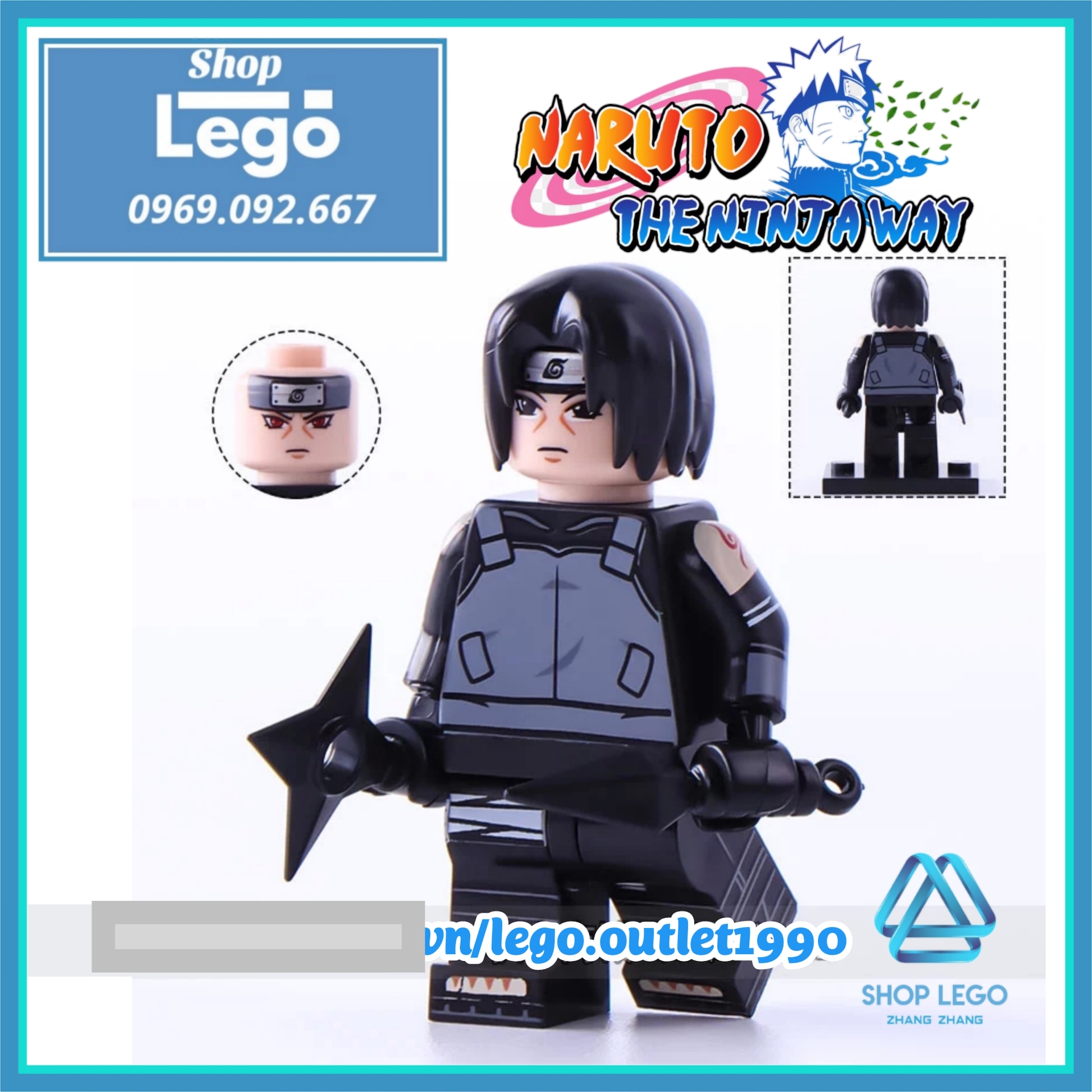 [FREESHIP MAX] Xếp hình Naruto Shisui - Itachi - Sasuke - Chiriku ...