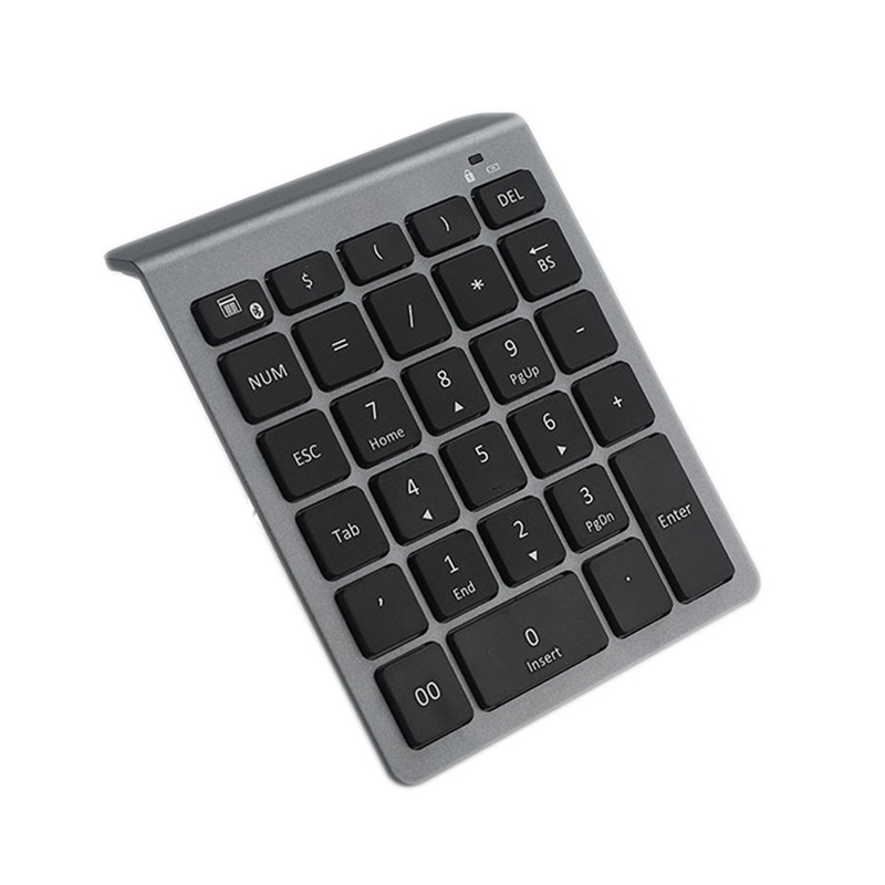 Bluetooth Wireless Numeric Keypad 28 Keys Numpad Digital Keyboard ...