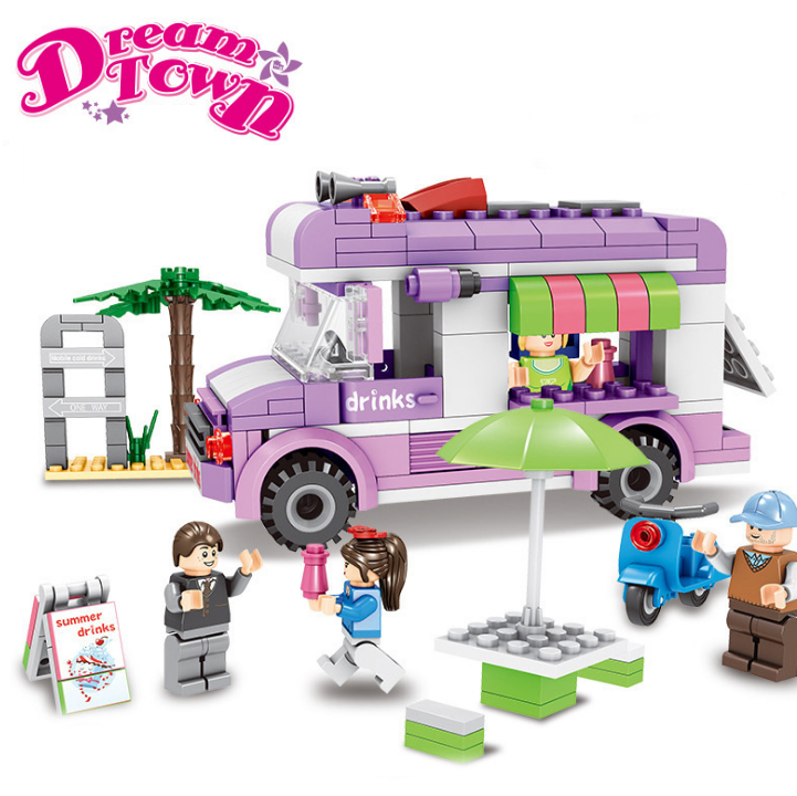 Đồ chơi lắp ghép Lego mô hình cửa hàng bán đồ uống bằng nhựa gồm 177 ...