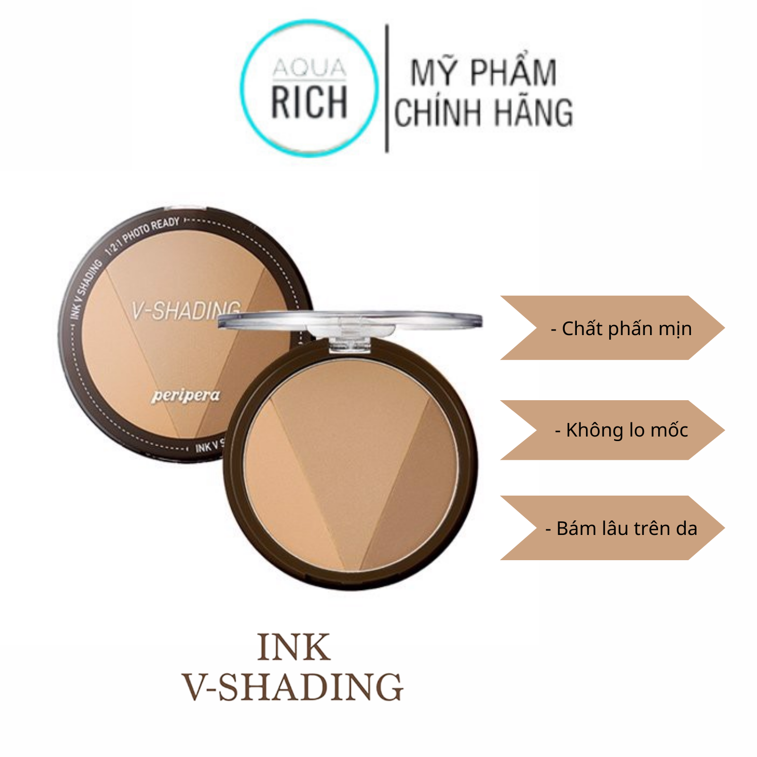 PHẤN TẠO KHỐI PERIPERA INK V SHADING 9.5G - MixASale