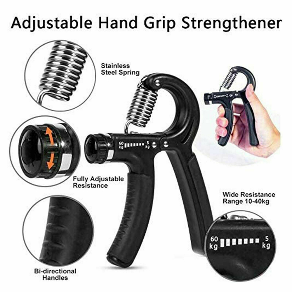 AGONIE กีฬาใหม่ปรับ Hand Power Carpal Expander Hand Grip Strengthener ...