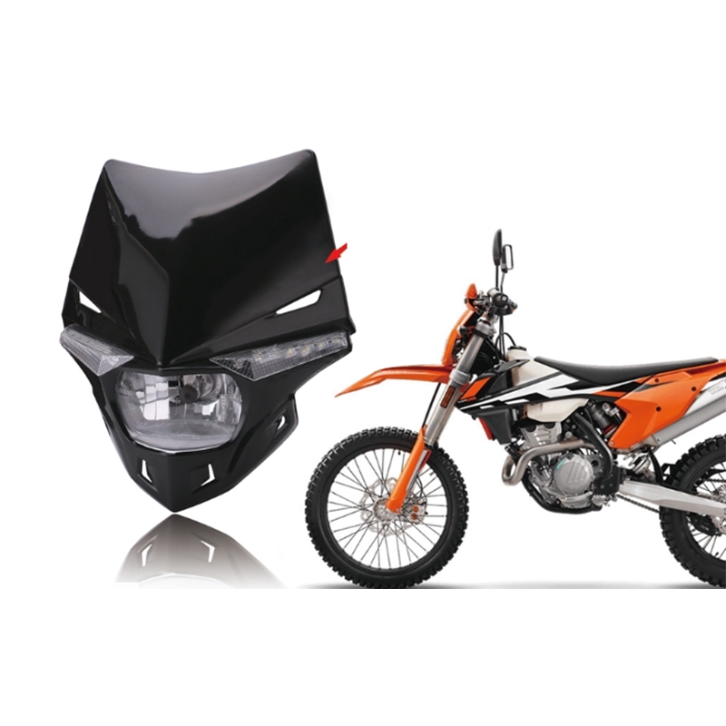 Universal Motorcycle Headlight Dirt Bike Motocross Dual Sport Head ...