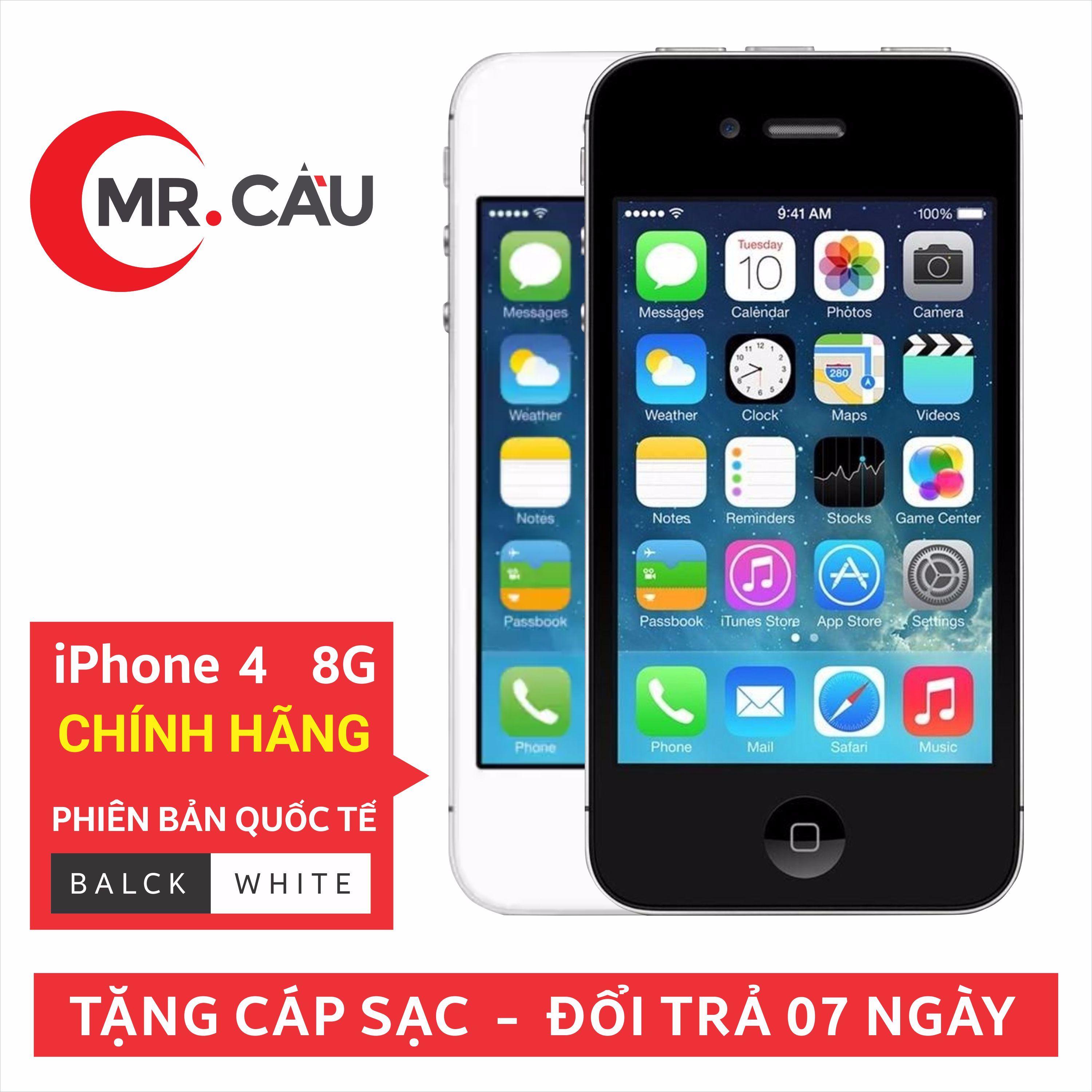 Điện thoại Apple iPhone 4-8G QUỐC TẾ - Điên thoại smartphone giá rẻ -MR CAU