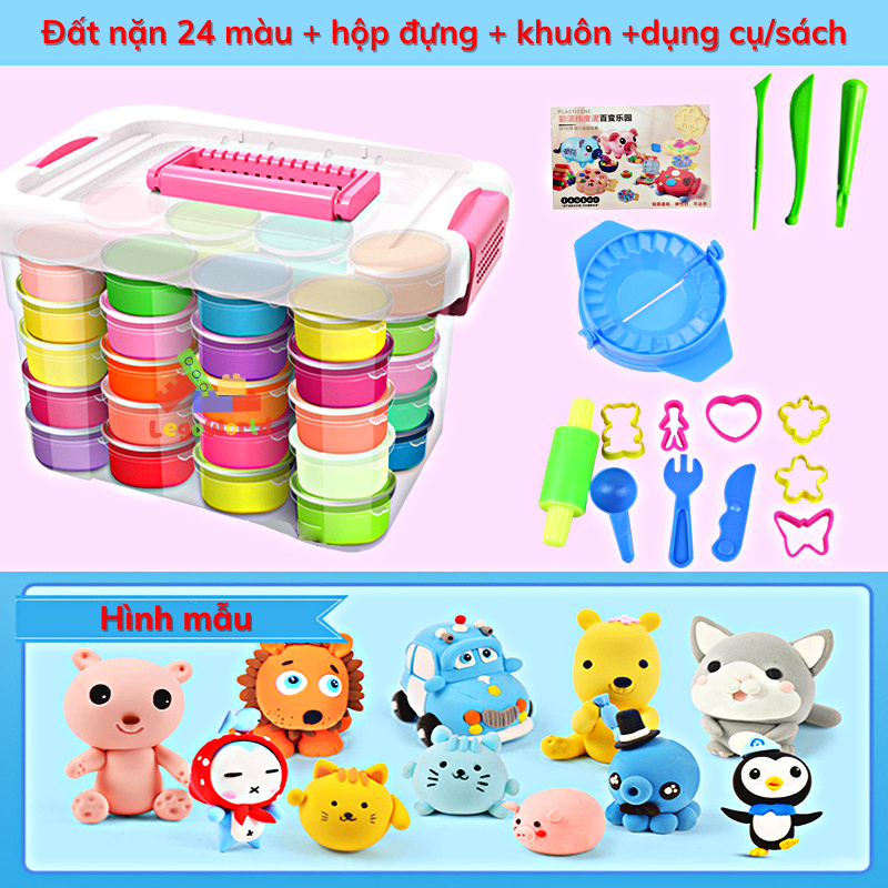 Đất Sét Tự Khô Nhật, Đất Nặn An Toàn Cho Bé, Siêu Nhẹ, Không Dính Tay ...