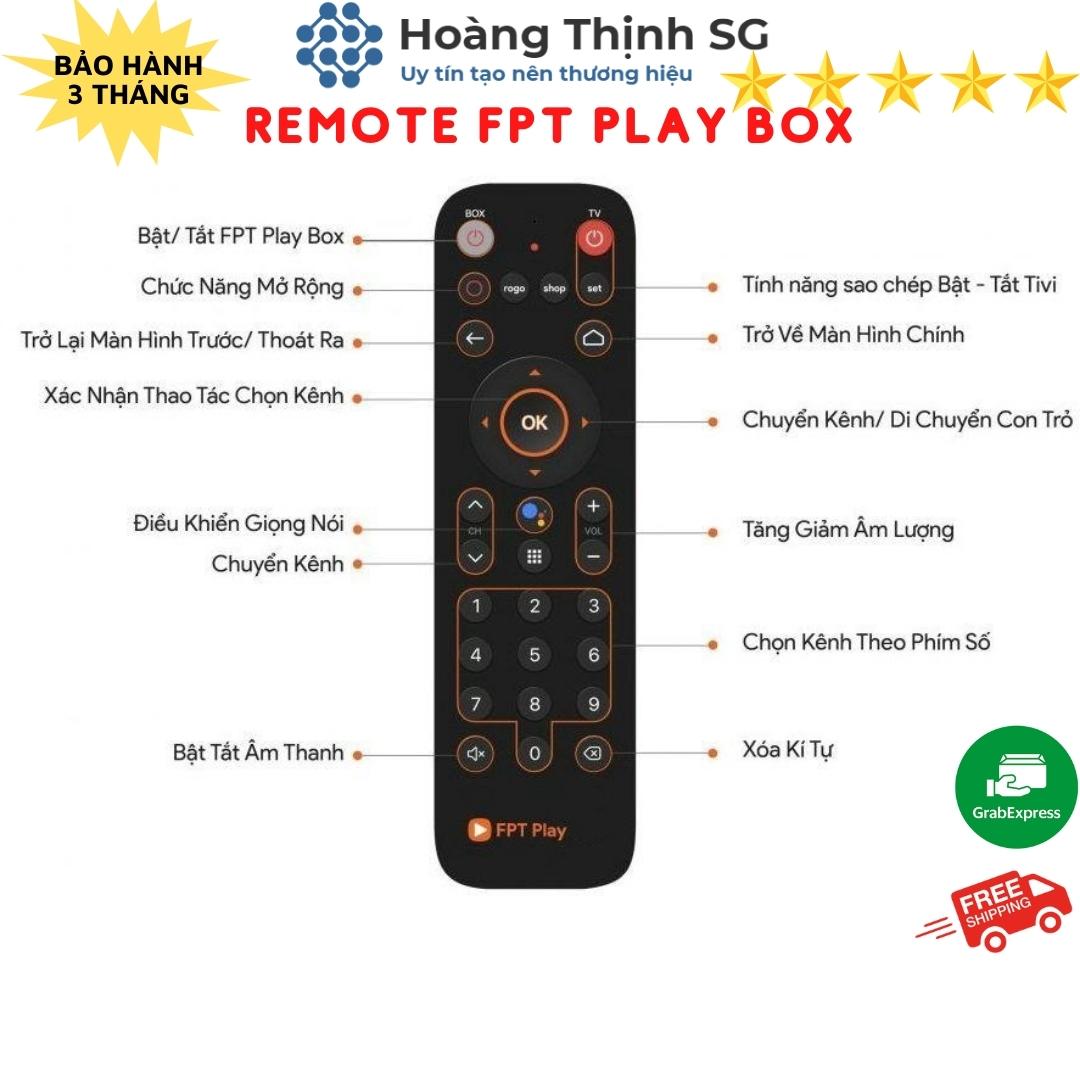 Remote điều Khiển FPT Play Box Chính Hãng Sử Dụng Giọng Nói Dùng Cho ...