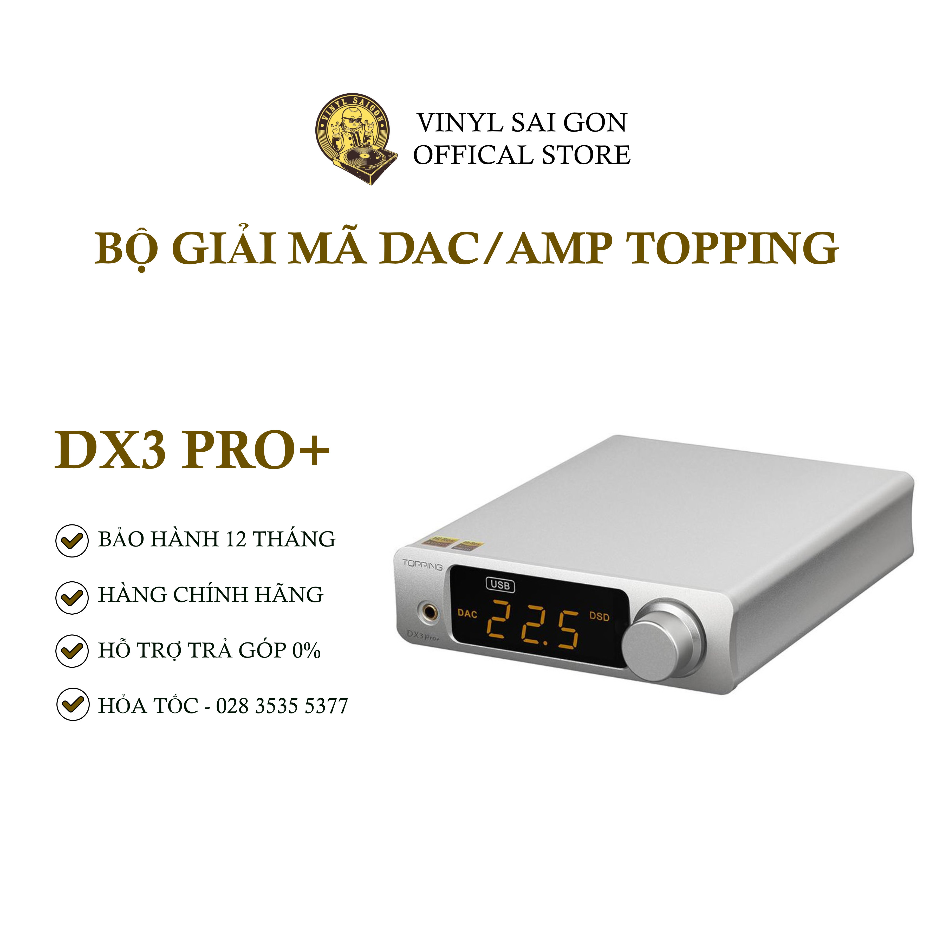 Bộ Giải Mã Dac/Amp Topping DX3 Pro Plus - Bảo Hành Chính Hãng 12 Tháng ...