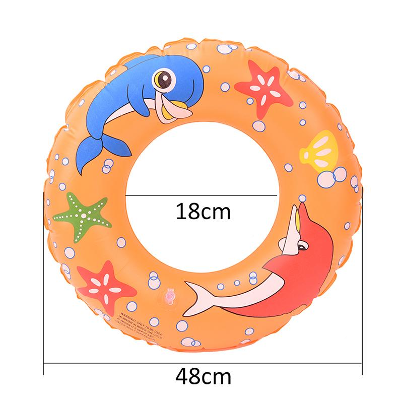 FunnyN 50cm Kids PVC Cartoon Printing Inflatable Float Swimming Ring ...