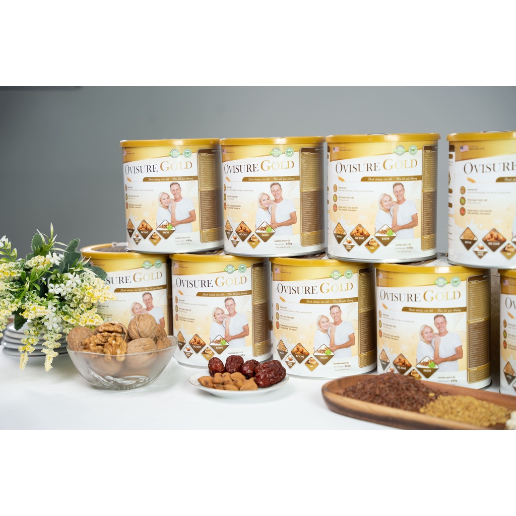 Combo 2 lon Chính hãng Sữa hạt xương khớp Ovisure Gold lon 650g- giúp ...