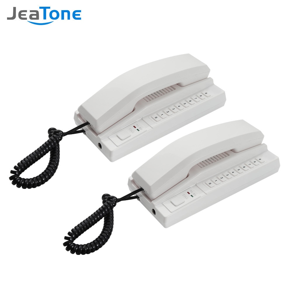 Jeatone Wireless Intercom System Secure Interphone Handsets Expandable ...
