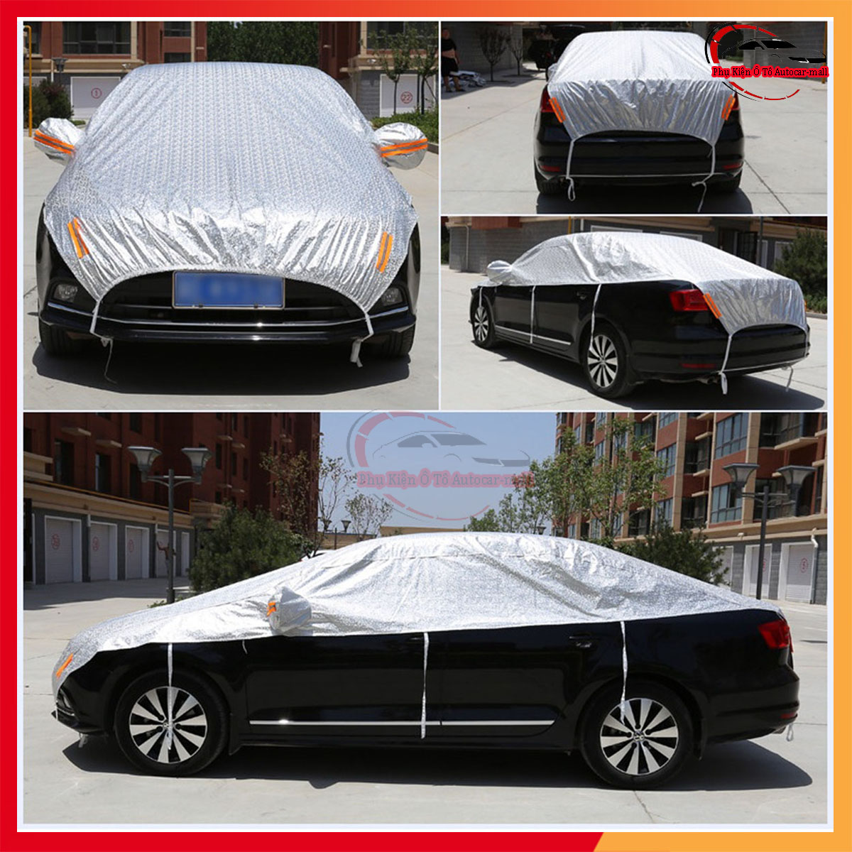 Bạt Phủ Nửa Xe Ô Tô Che Cả Nắp Capo - Bạt Trùm Nóc Xe Hơi Chống Nóng ...