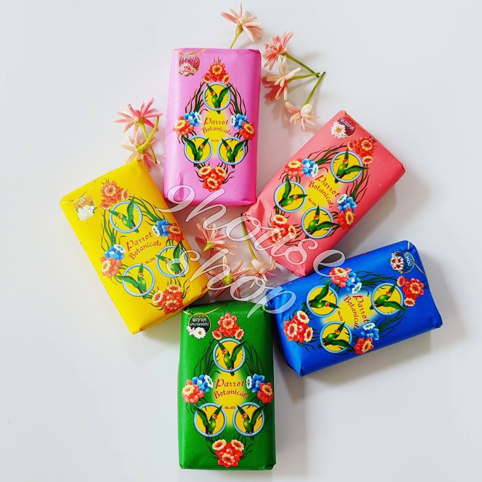 [HCM]Combo 6 cục xà bông cục con Vẹt Parrot Botanicals Thái Lan - MixASale