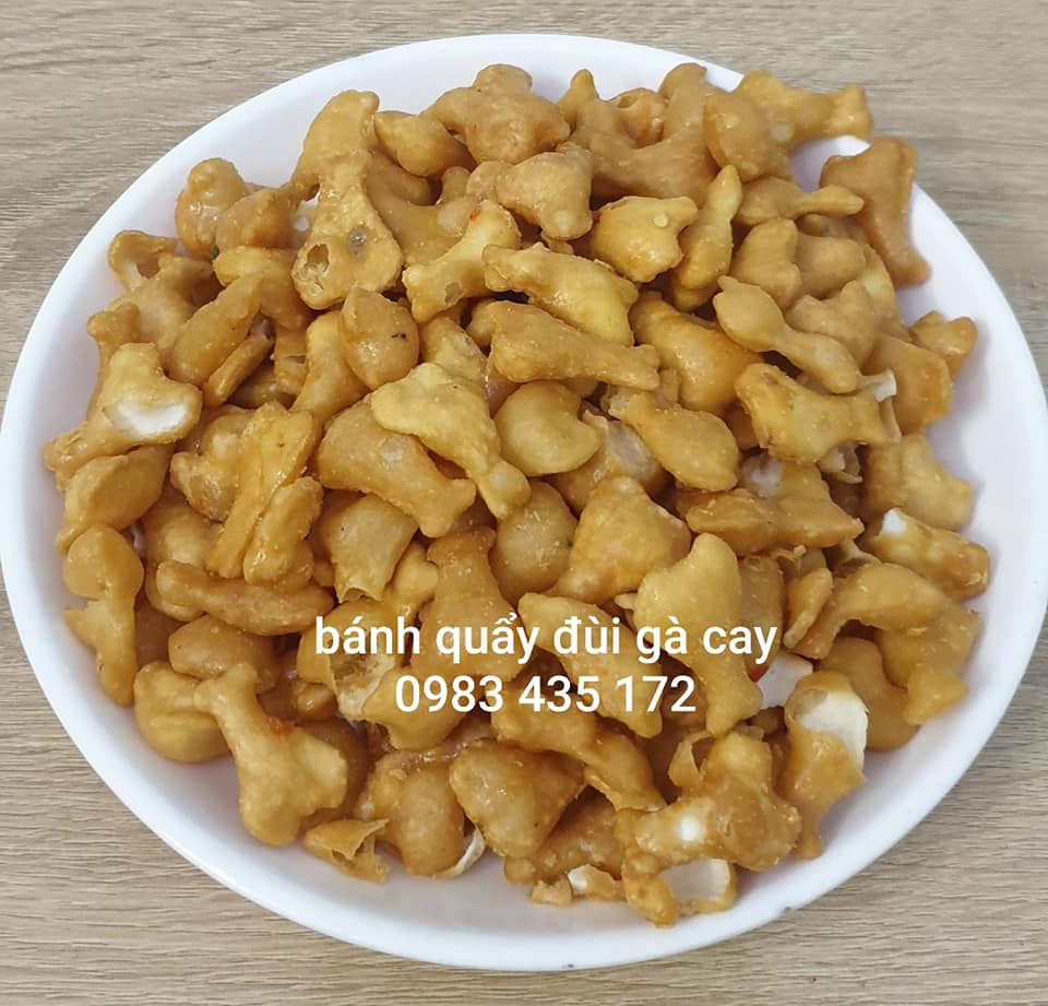 [Quà tết 2022]bánh quẩy đùi gà cay giòn 200g/500g/1kg-đồ ăn vặt-bách ...