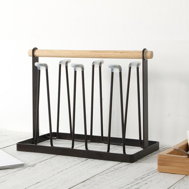 Kitchen Utensils Wrought Iron Cup Holder Creative Household Drain Cup ...