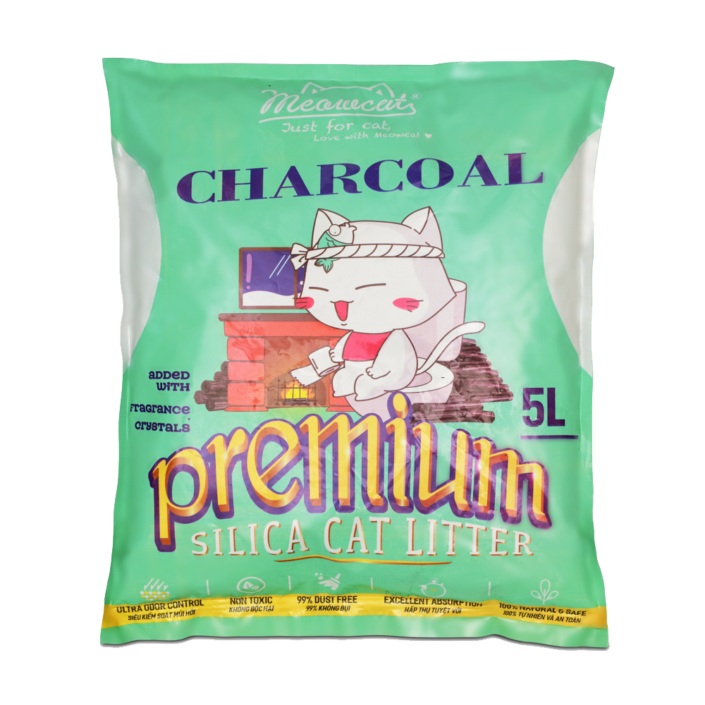 Meowcat- Cát thủy tinh cho mèo Silica gel cat - MixASale