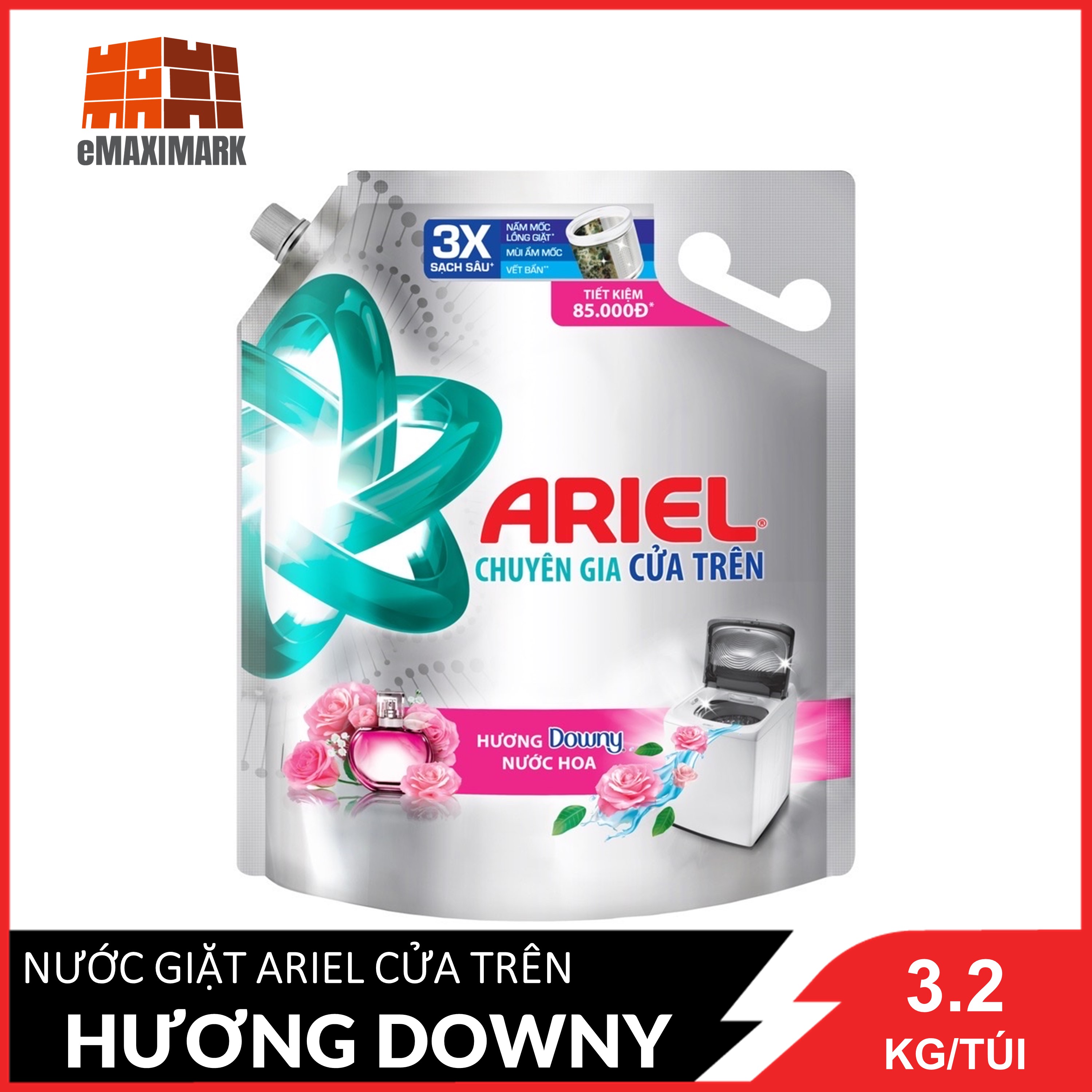 Nước Giặt ARIEL Cửa Trước Hương Downy 3.9kg - MixASale