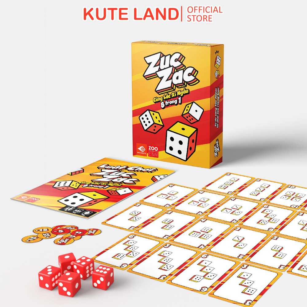 Board Game Zuc Zac Cùng lắc xí ngầu 8 trong 1 | Lazada.vn