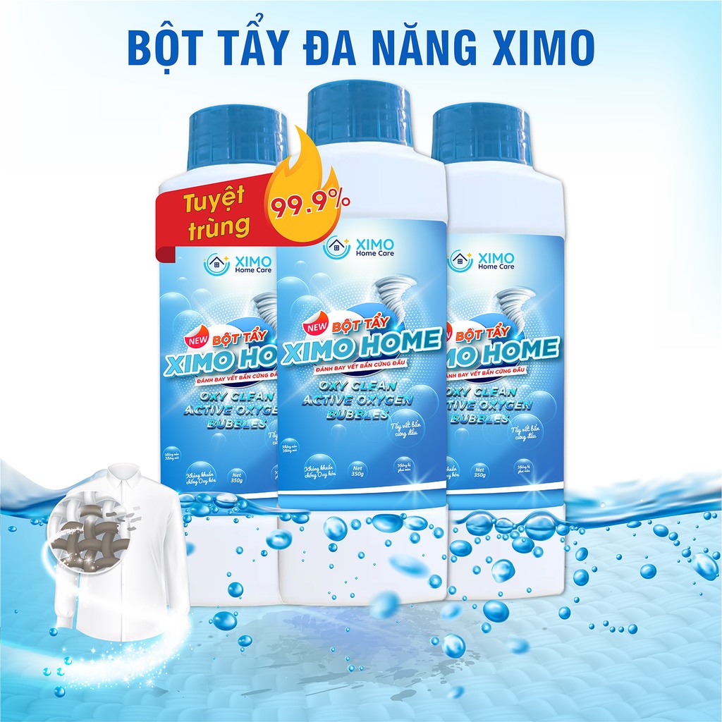 Bột tẩy đa năng Ximo Home 350g an toàn với công nghệ Oxy Clean tẩy ...