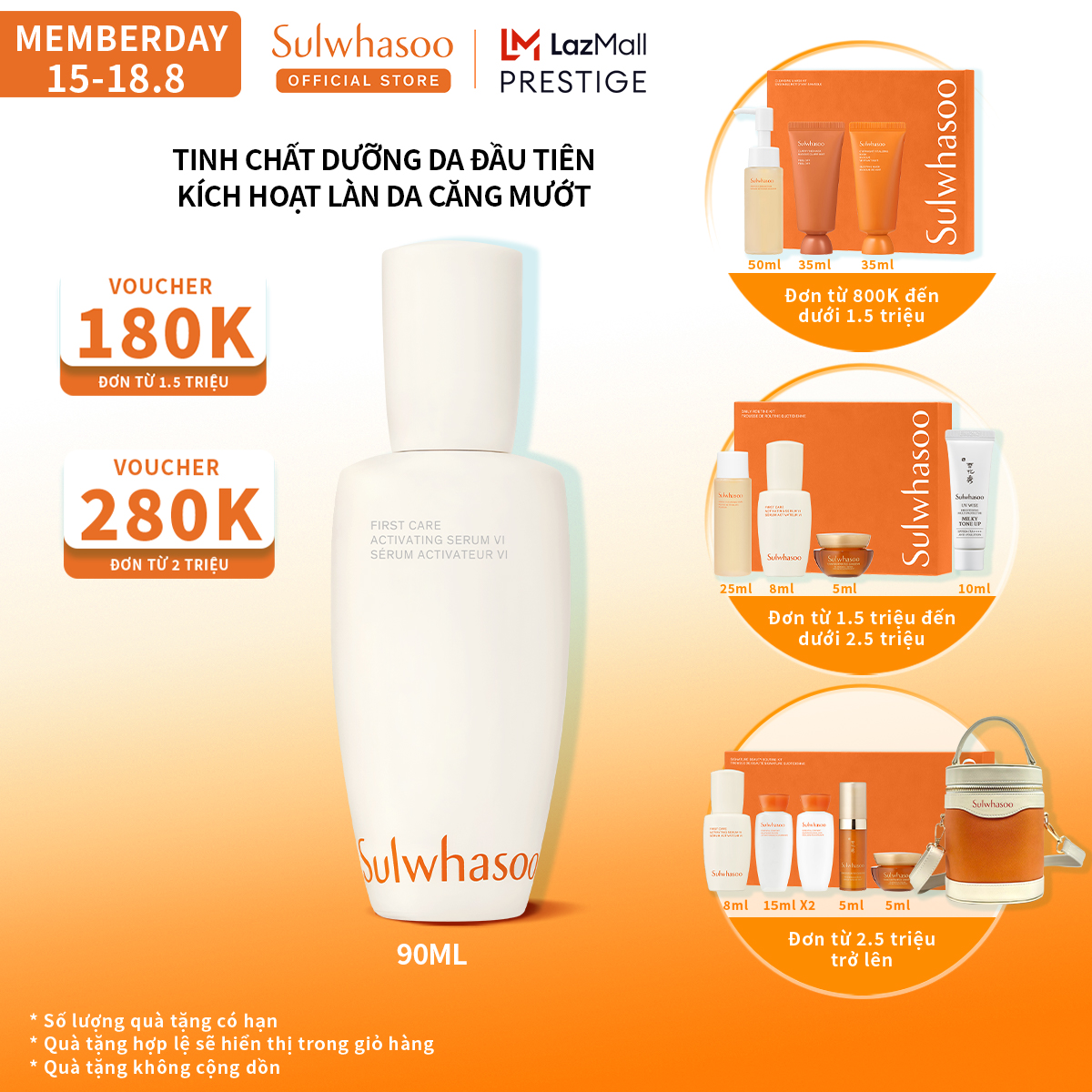 Bộ đôi chống lão hoá tối ưu từ tinh hoa nhân sâm cô đặc 6000 lần Sulwhasoo - MixASale